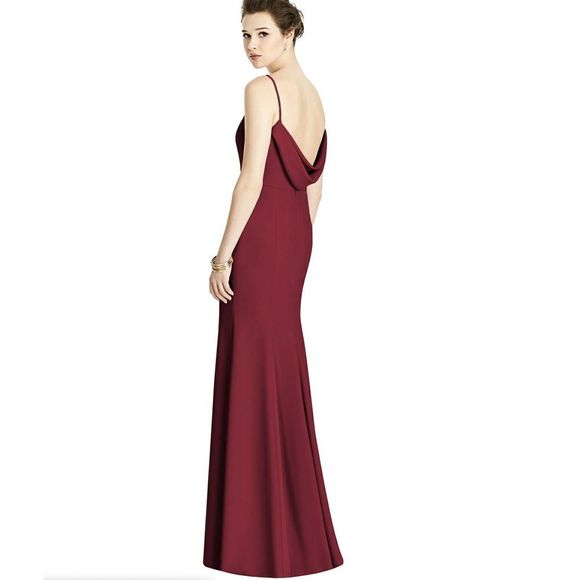 Dessy Group | Dresses | Dessy Group Bateauneck Open Cowlback Trumpet ...
